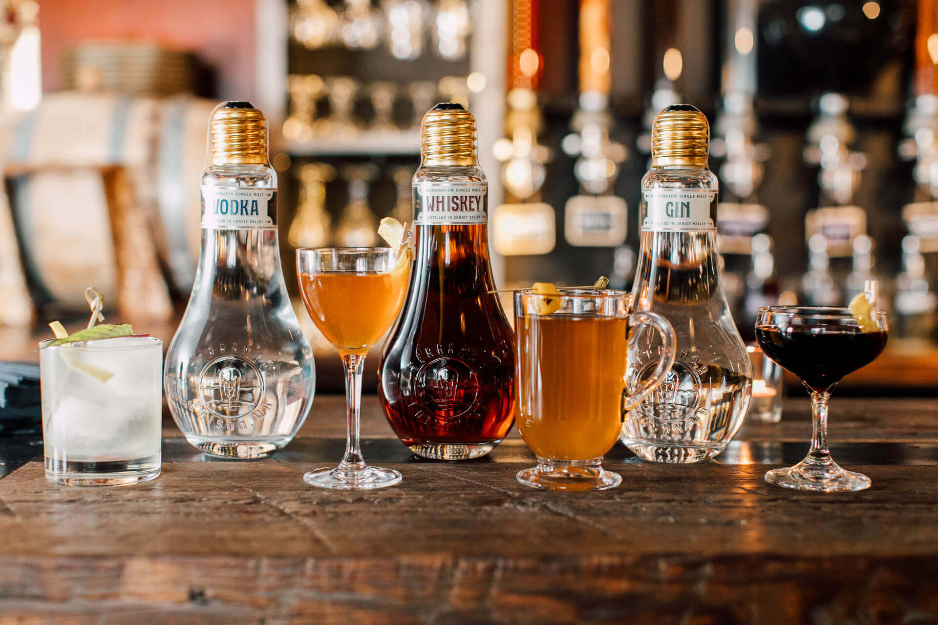 Washington State Distilleries For Craft Spirits and Cocktails