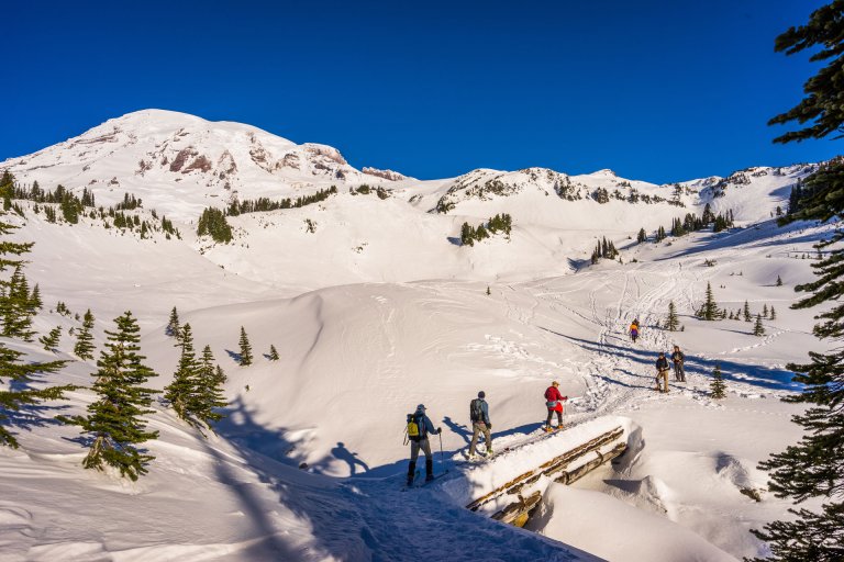 Best Snowshoeing in Washington in a Scenic Winter Wonderland